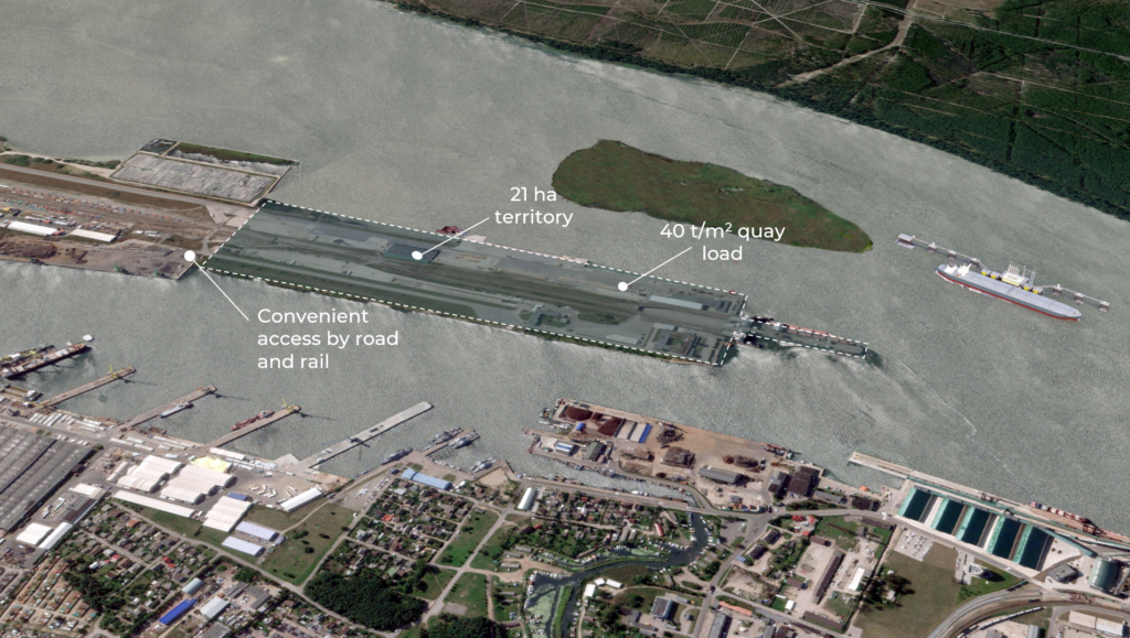 Heavy-duty multipurpose terminal - Uostai-WP